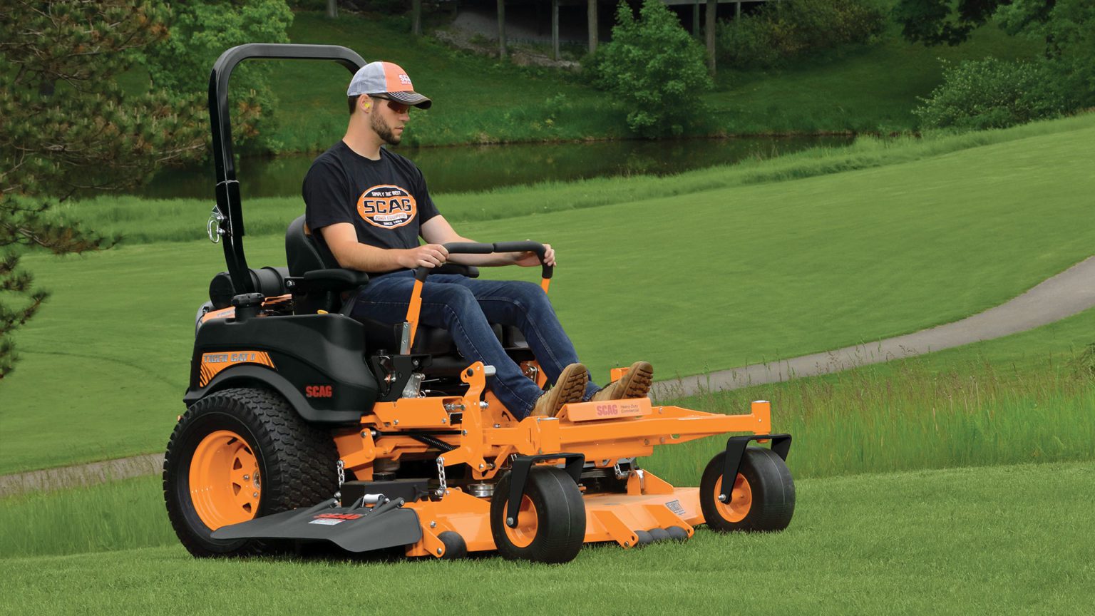 Tiger Cat II® Zero-Turn Riding Lawn Mower | Products | Scag®