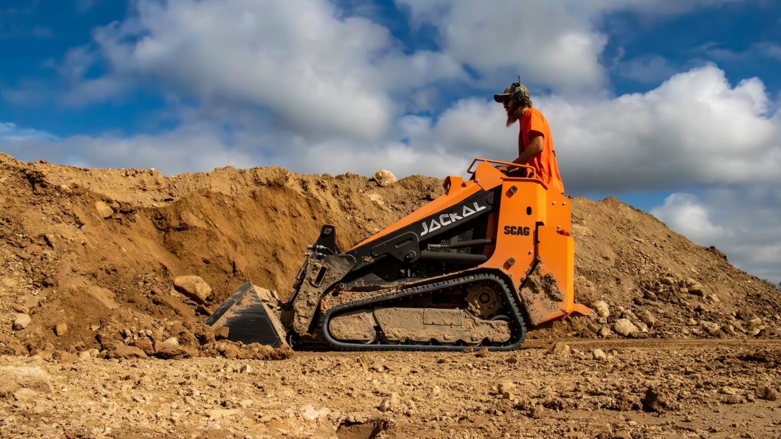 Jackal™ Stand-On Mini Skid Steer | Products | Scag®